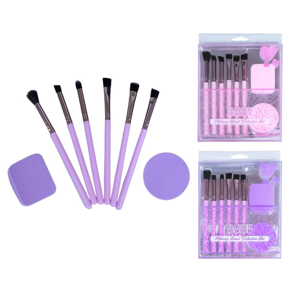 SET DE BROCHA MÁS ESPONJAS 8 PCS - Xian Zhu