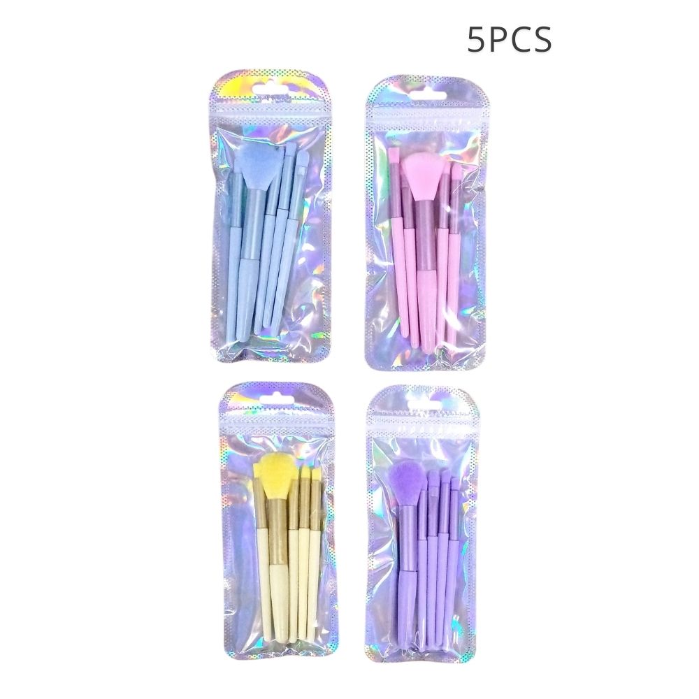 BROCHA PARA MAQUILLAJE SET DE 5PCS - Xian Zhu