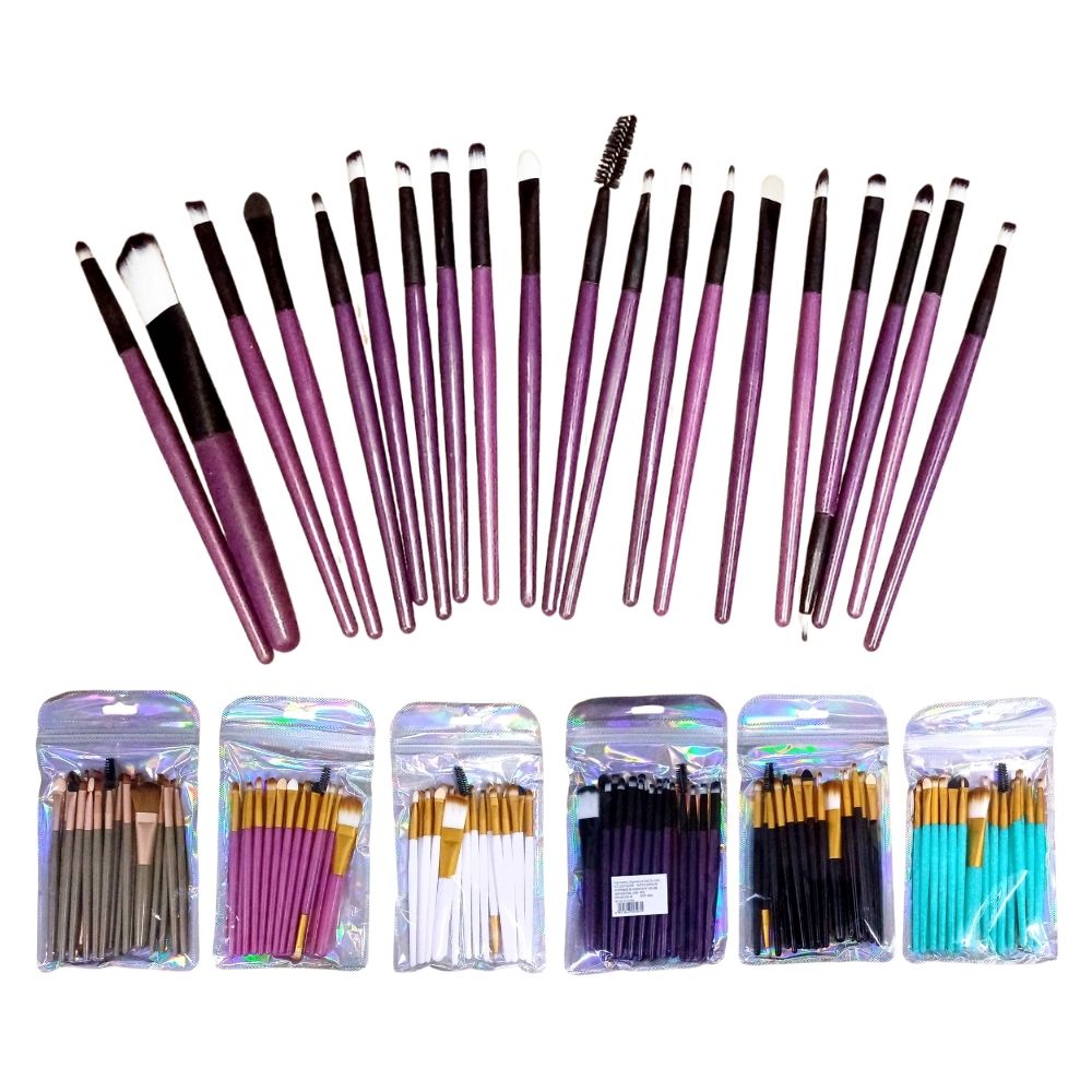 BROCHA PARA MAQUILLAJE SET DE 20PCS - Xian Zhu